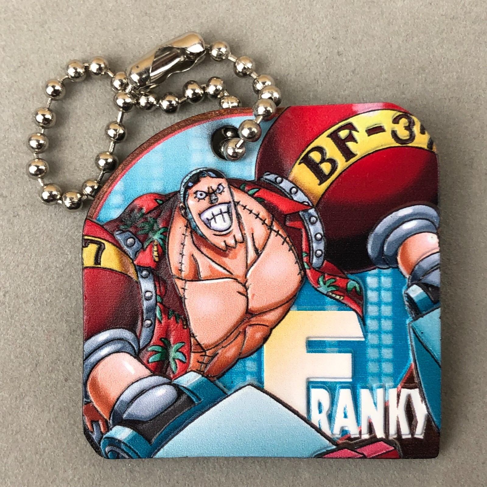 Bandai One Piece Franky Fine Arts Collection 3D Anime Keychain Japan ...