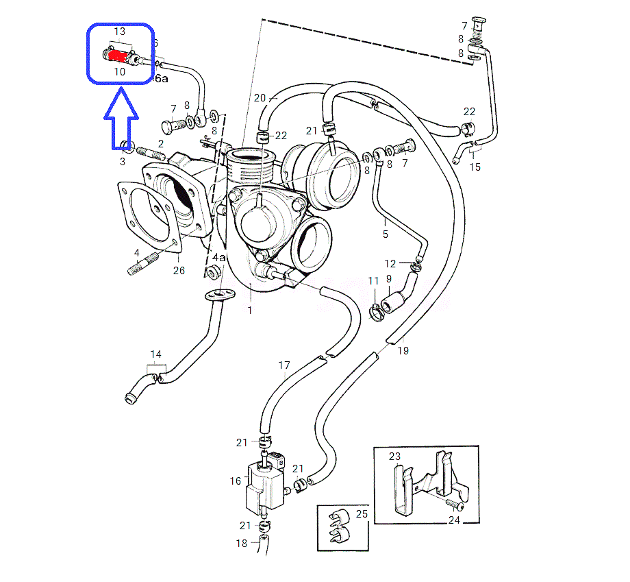 Water Hose for Volvo 850 C70 S40 S60 S70 S80 V40 V50 V70 XC60 XC70 ...