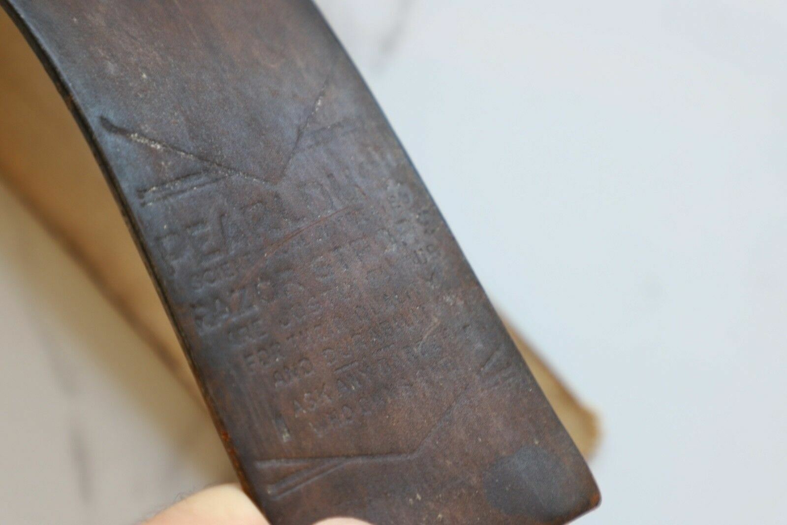 Vtg. Dubl Duck Lot Satin Edge Straight Razor, Pearlduck Strop ...