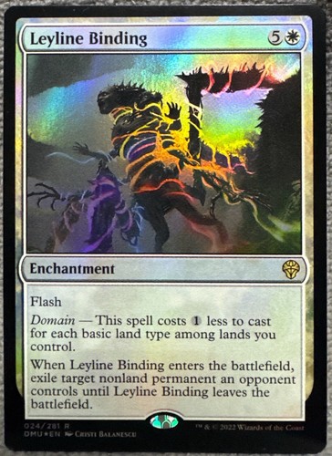 Leyline Binding 24/281 DMU: Dominaria United Foil Magic The Gathering ...