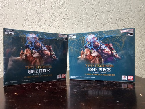 OP-08 TWO LEGENDS AND TWO BOOSTER BOX ENGLISH FOR 2 BOXES! | eBay