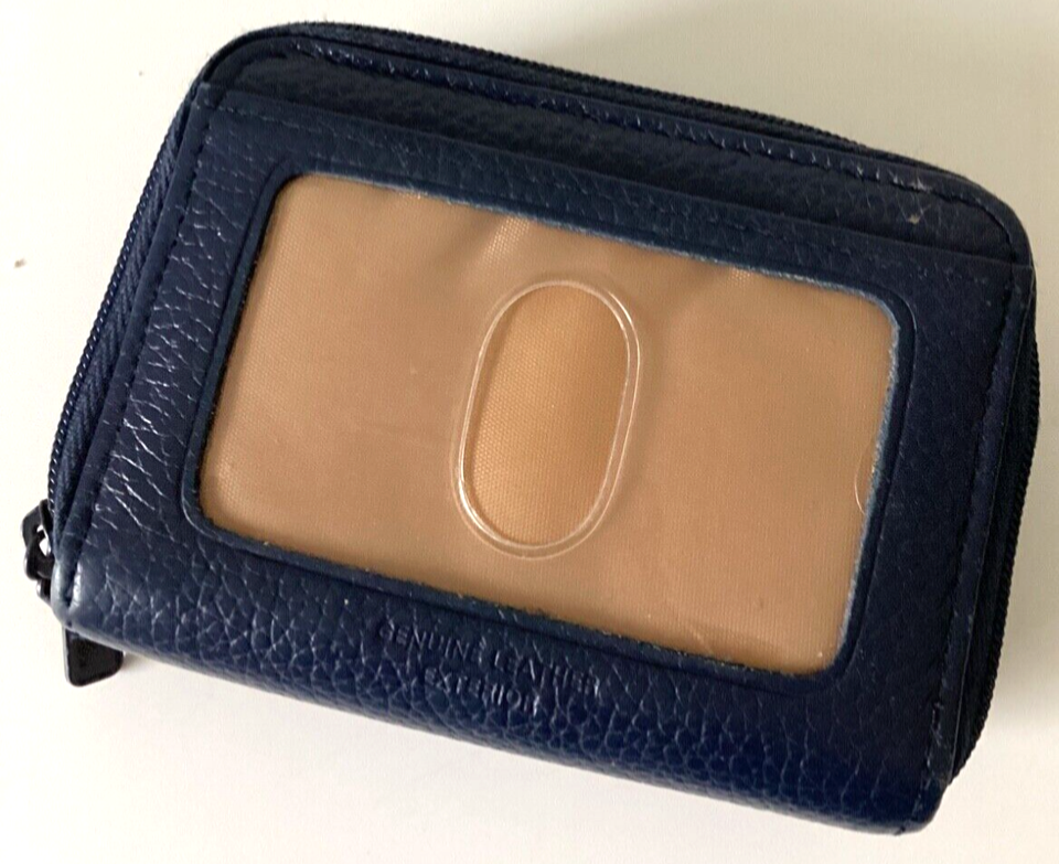 Buxton Wizard Wallet RFID Womens Zip Around Leather Exterior Cr Card ID ...