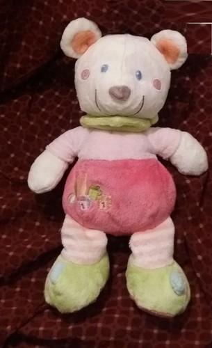doudou peluche pommette ours 25 cm en TBE | eBay