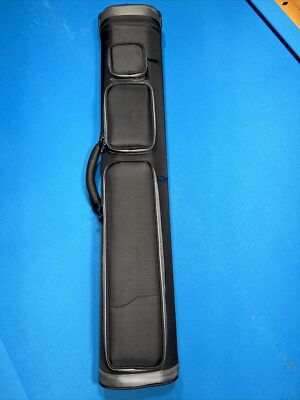 Black & Grey Pool Cue Case 4x8 with Backpack Straps | eBay