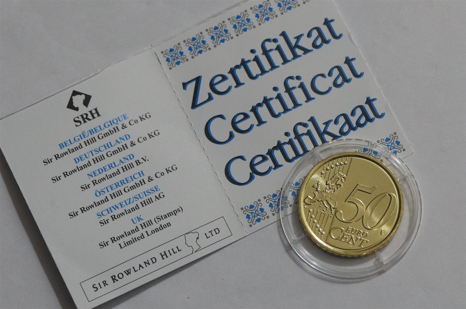 🧭 🇻🇦 VATICAN 50 CENTS 2010 WITH COA B68 #197 | eBay