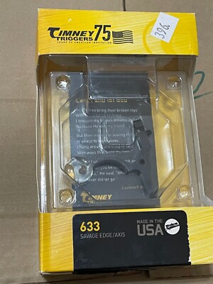 Timney Triggers Savage Edge/Axis Drop-In Curved Trigger Black - 633 | eBay