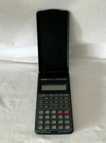 Retro Casio Fx-82 FX82 Super Fraction 10 DIGIT Calculator for sale ...