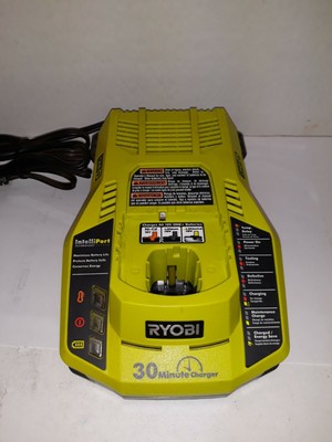 Ryobi P117 18-Volt ONE+ Dual Chemistry IntelliPort Charger 30 Minute ...