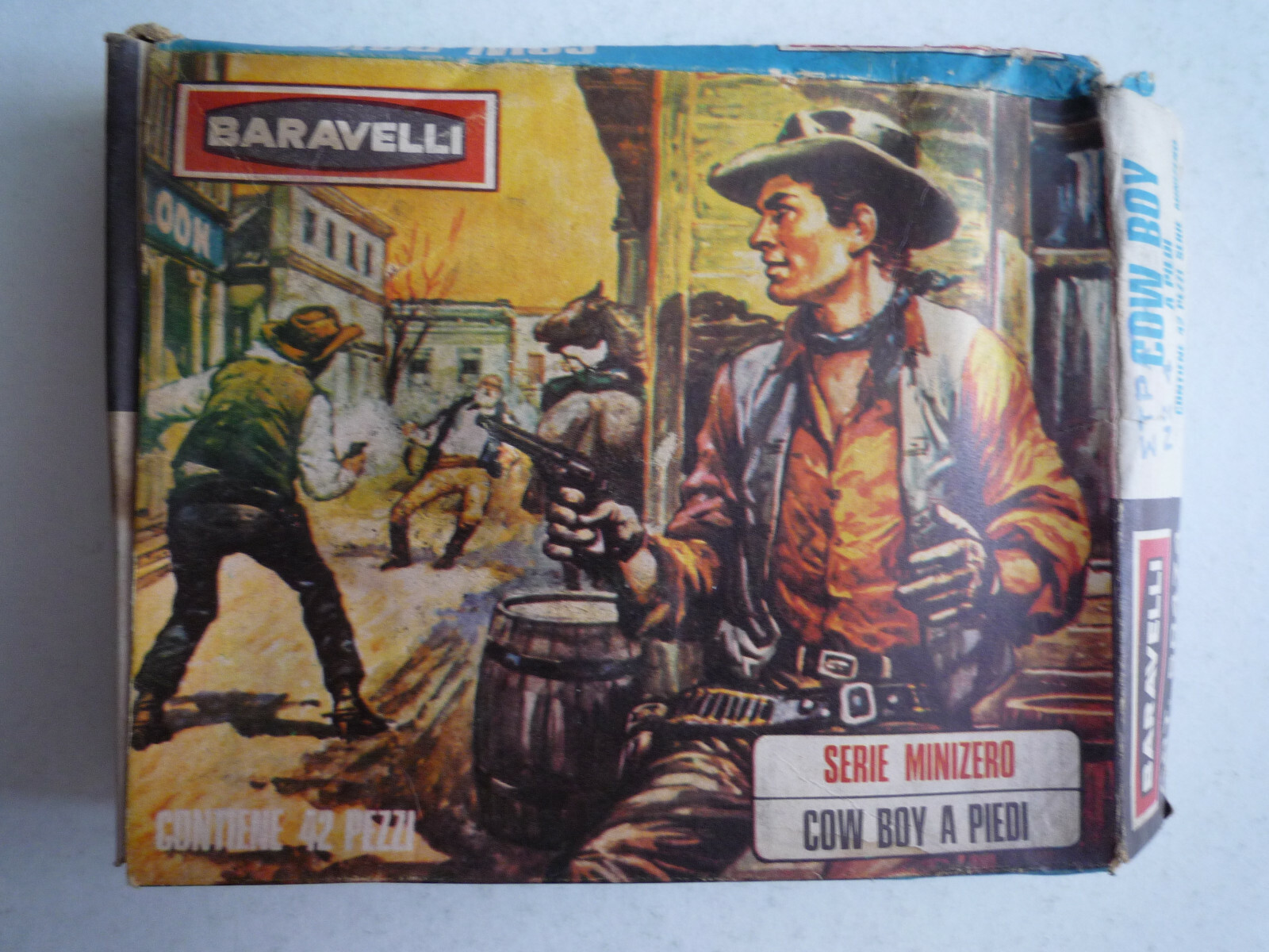Vintage Baravelli mix toy soldiers - cowboys - Italy - ΝΕW * * | eBay.de