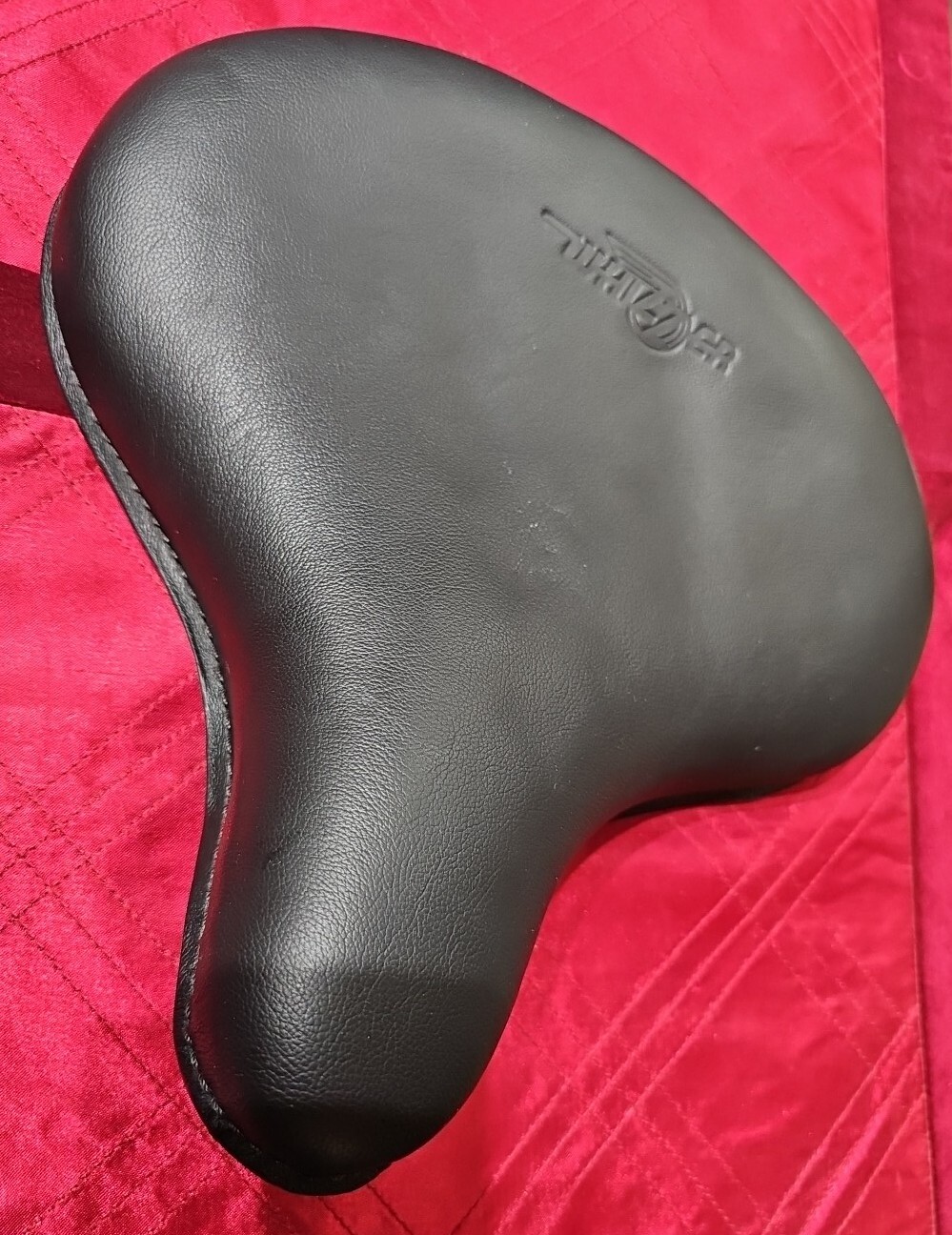 SCHWINN WZ WHIZZER EMBOSSED SEAT TOP! PROFESSIONALLY RE-SADDLED: BLACK ...