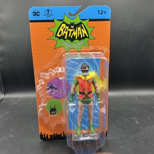 DC McFarlane Retro Batman 1966 Classic TV Series Robin with Oxygen Mask ...
