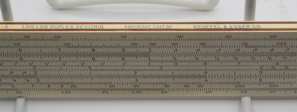 Keuffel & Esser K&E Log Log Duplex Decitrig Slide Rule with Case N4081 ...