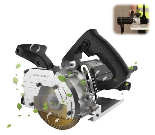 Tekware Masonry Saw with Dust Extraction, 110V 5 in Circular Saw, Light ...