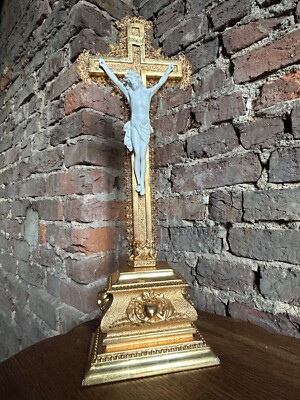 Crucifixes & Crosses - Antique Standing Crucifix