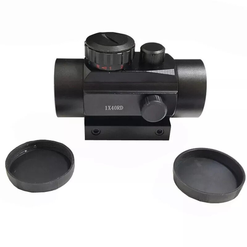 1X40 Green Red Dot Sight Scope Tactical Riflescope For 11mm/20mm Rail ...