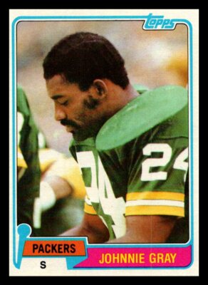 Johnnie Gray 1981 Topps #465 Football Card Green Bay Packers | eBay