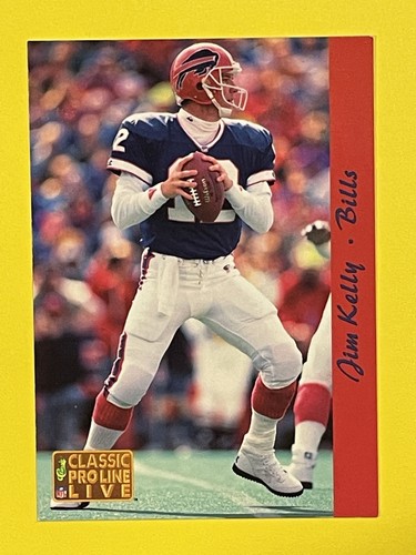 Jim Kelly 1993 Pro Line Live Base #13 Buffalo Bills | eBay