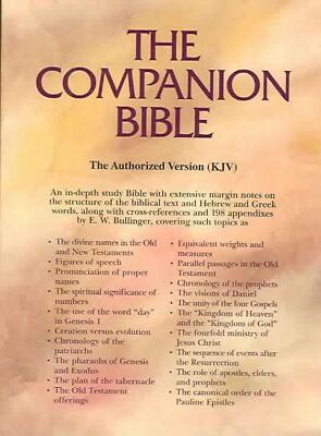 Companion Bible (Black)Gen Leather/Th Indexed by E.W. Bulling (English ...