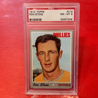 1970 Topps Ron Stone #218 *Phillies* PSA 8 NM-MT | eBay