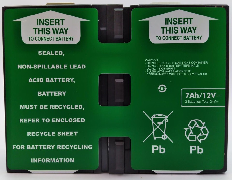 GTS Replacement Battery 7Ah 24V APCRBC123-GTS for APC BN1250 Back-UPS ...