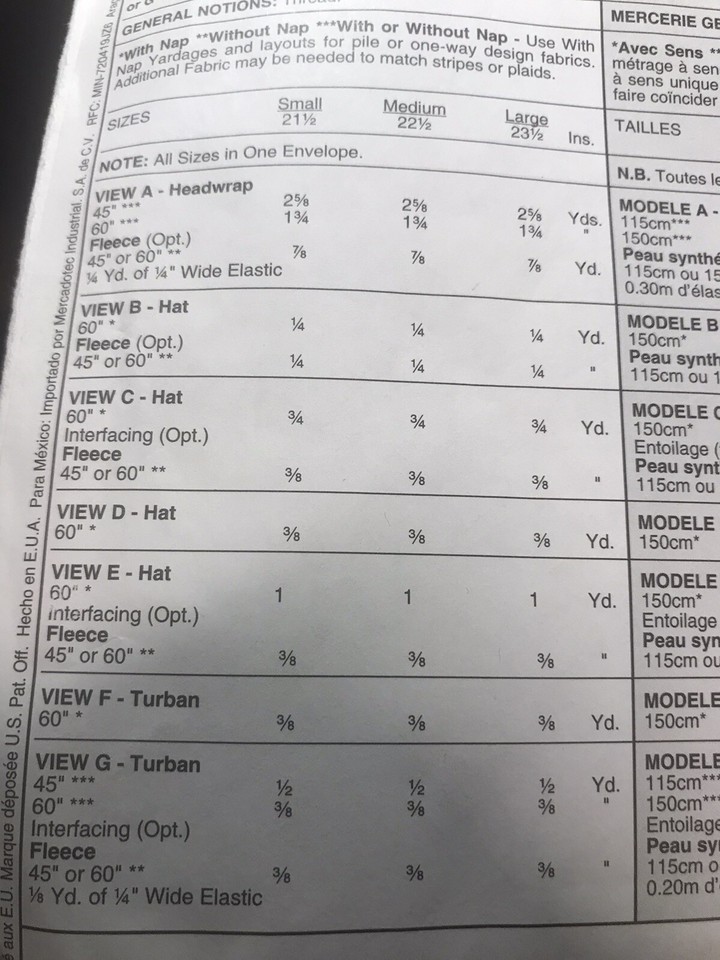 McCalls 4116 Pattern Women Costume Hats Uncut Size One Size | eBay