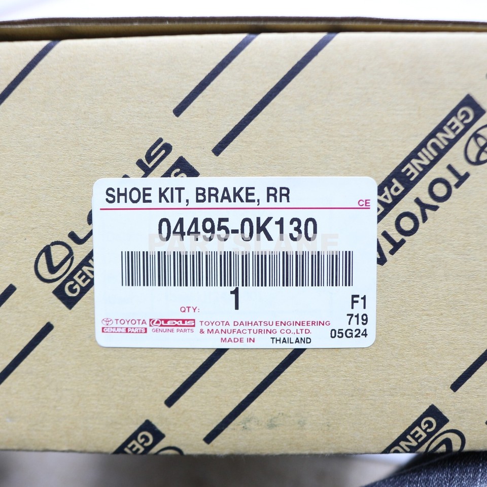 Toyota Hilux GGN125 LAN125 OEM Genuine Rear Brake Shoe Kit 04495-0K130 ...