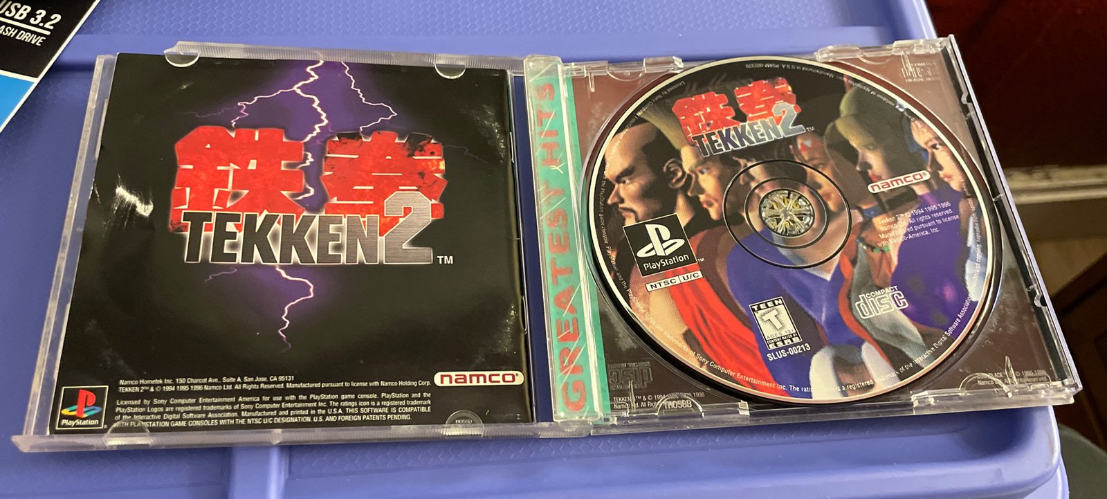 Tekken 2 (PS1, PSX, PSOne, Sony PlayStation 1) Complete CIB ...