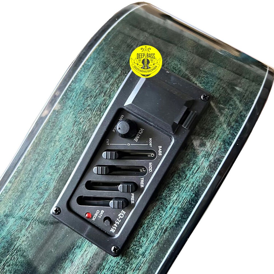 Ovation Oud Acoustic Guitar Pickups 4-Bands EQ Piezo Preamp Amplifier ...