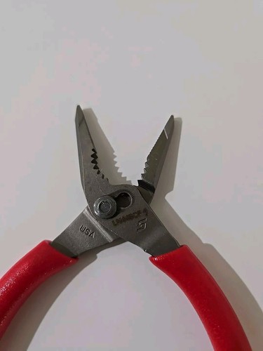 Snap-On Tools DARK TITANIUM 5" Soft Grip Long Nose Slip Joint Pliers ...
