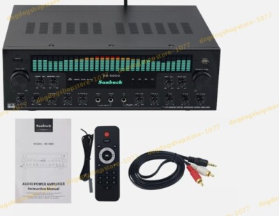 Bluetooth Karaoke Digital Surround Power Amp SR-5800 1200W 220V 7.1CH ...