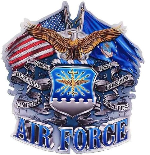 Decal United States Air Force - USAF Veteran sticker car window bumper ...