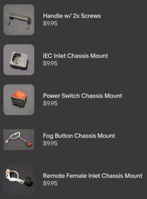 Chauvet DJ Hurricane 1800 Flex Fog Machine Parts ***USED*** Switch ...