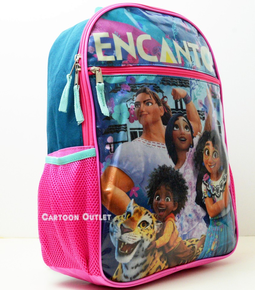 Disney Encanto Backpack 16" Madrigal Family Luisa Mirabel Isabella Book ...