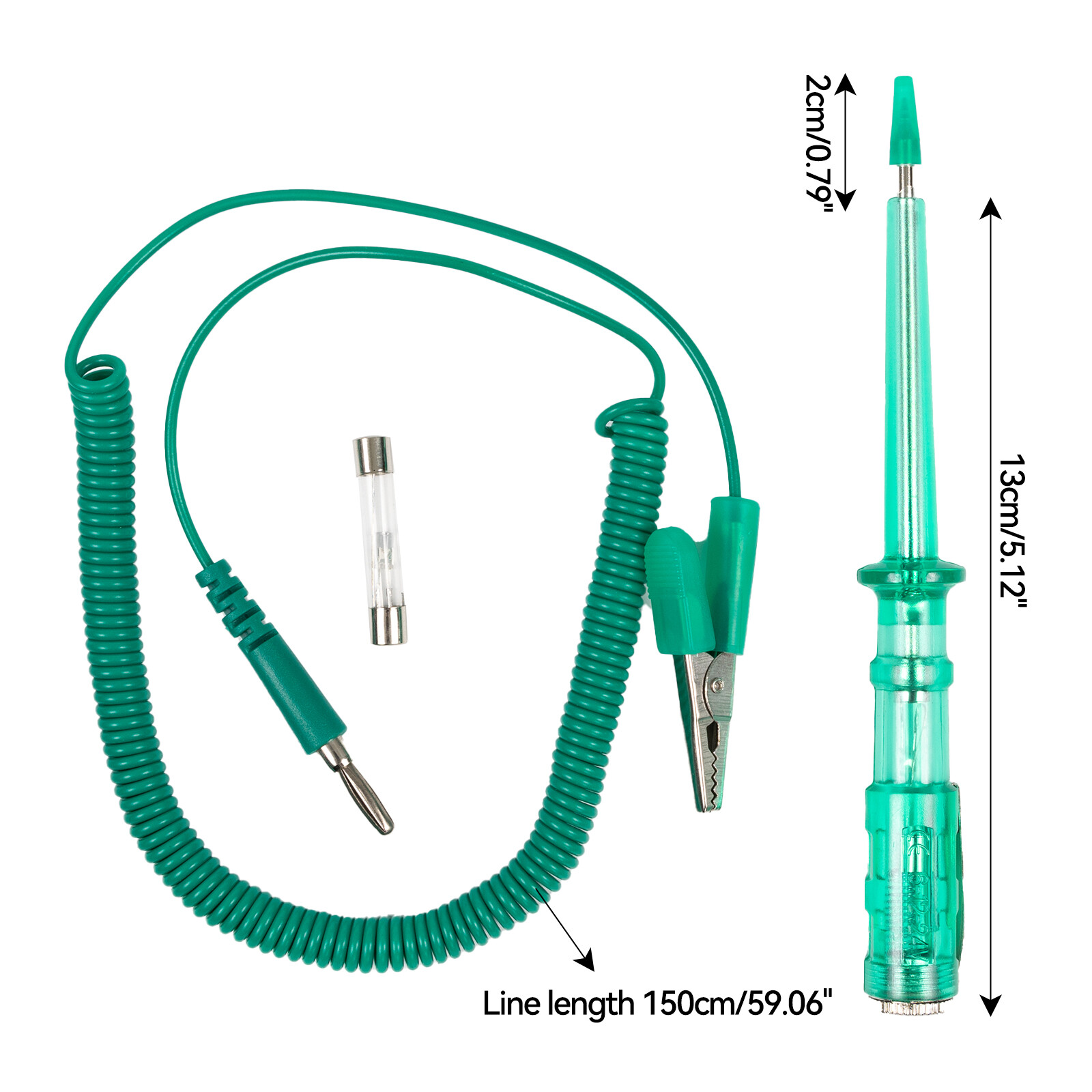 6V 12V 24V Voltage Circuit Tester Probe Test Light Pen Fuse For Auto ...