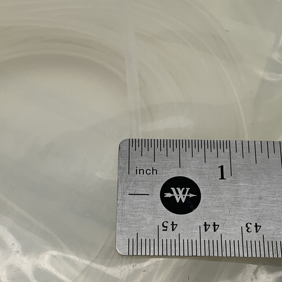 50ft HelixMark Platinum Cured HM-6540 Silicone Tubing 0.62" ID, .125 ...