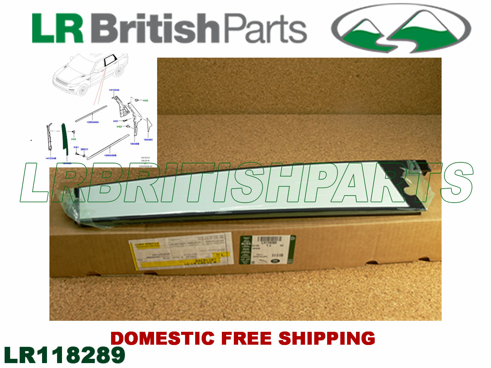 GENUINE LAND ROVER FINISHER C PILLAR RANGE ROVER SPORT 15-22 LH NEW ...