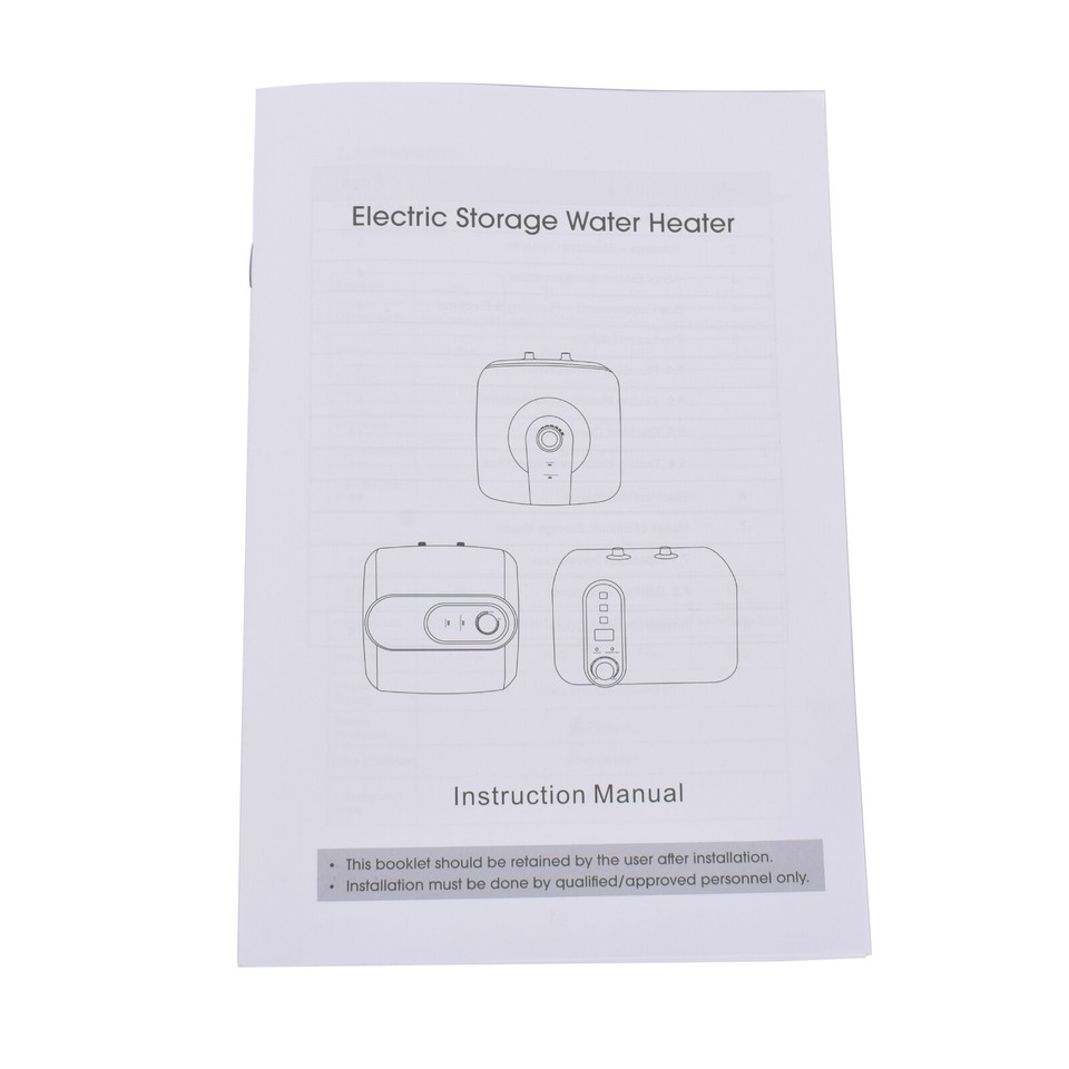 8-15L 1500WElectric Under-Sink Instant Water Heater Small Size Mini ...