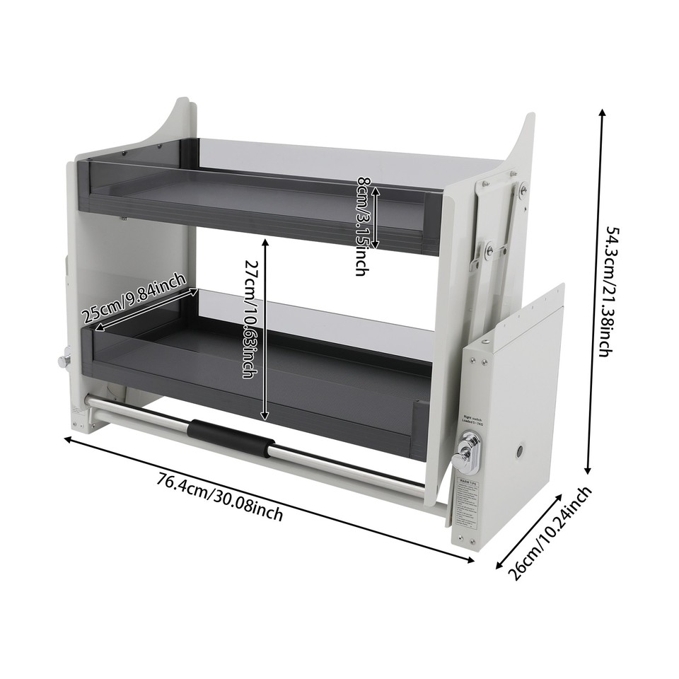 Pull-down Shelf Pull-down Shelf for Kitchen Upper Cabinets Kitchen ...