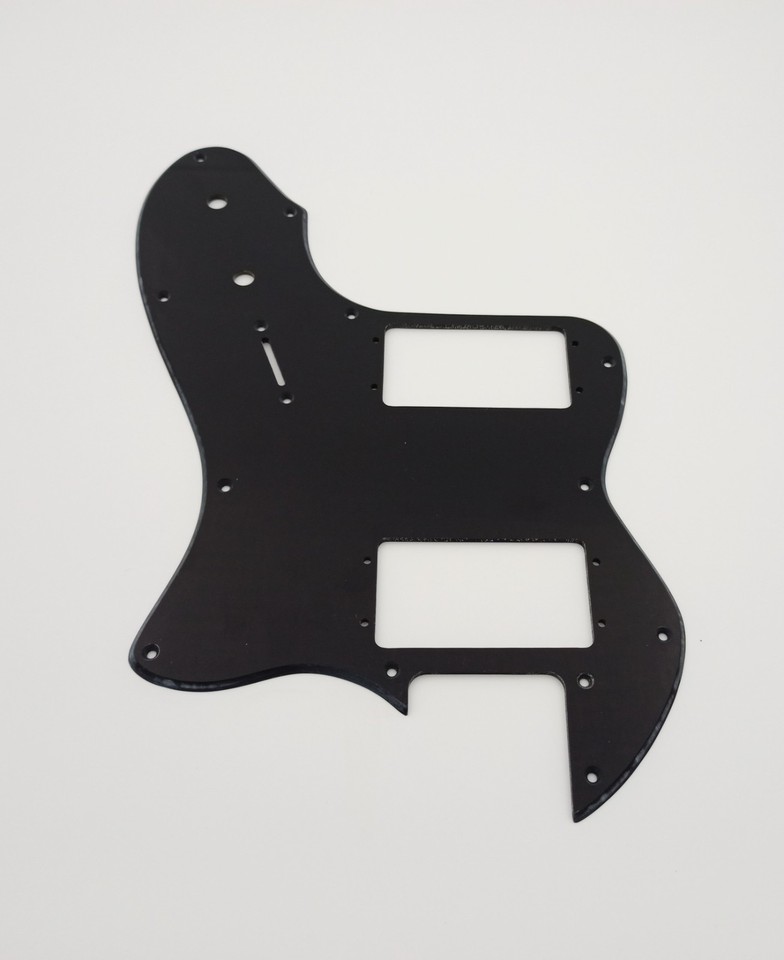 BLACK ACRYLIC PICKGUARD FOR FENDER TELECASTER THINLINE 72' RE-ISSUE ...