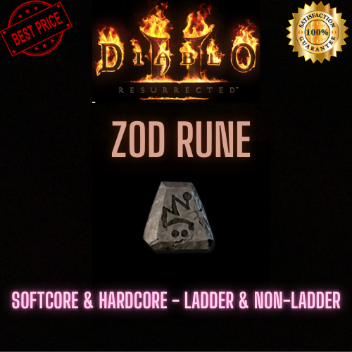 💎Diablo 2 Resurrected | Zod Rune | D2 Ladder & Non-Ladder SC HC Runes💎 ...