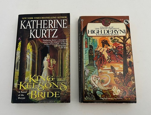 Katherine Kurtz Lot of 2 ACE Fantasy Books, High Deryni & King Kelson's ...