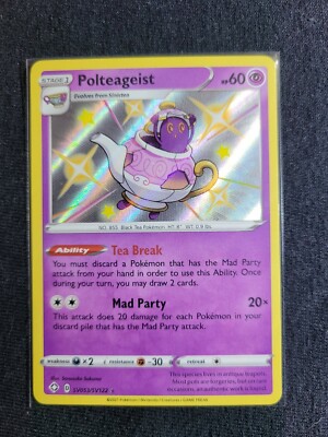 2021 Shining Fates Poltergeist #Sv53/Sv122 Shiny Vault Holo Ultra Rare ...