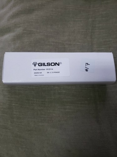 GILSON - Syringe, 5ML, Multiple Probe 25053145 *New* | eBay