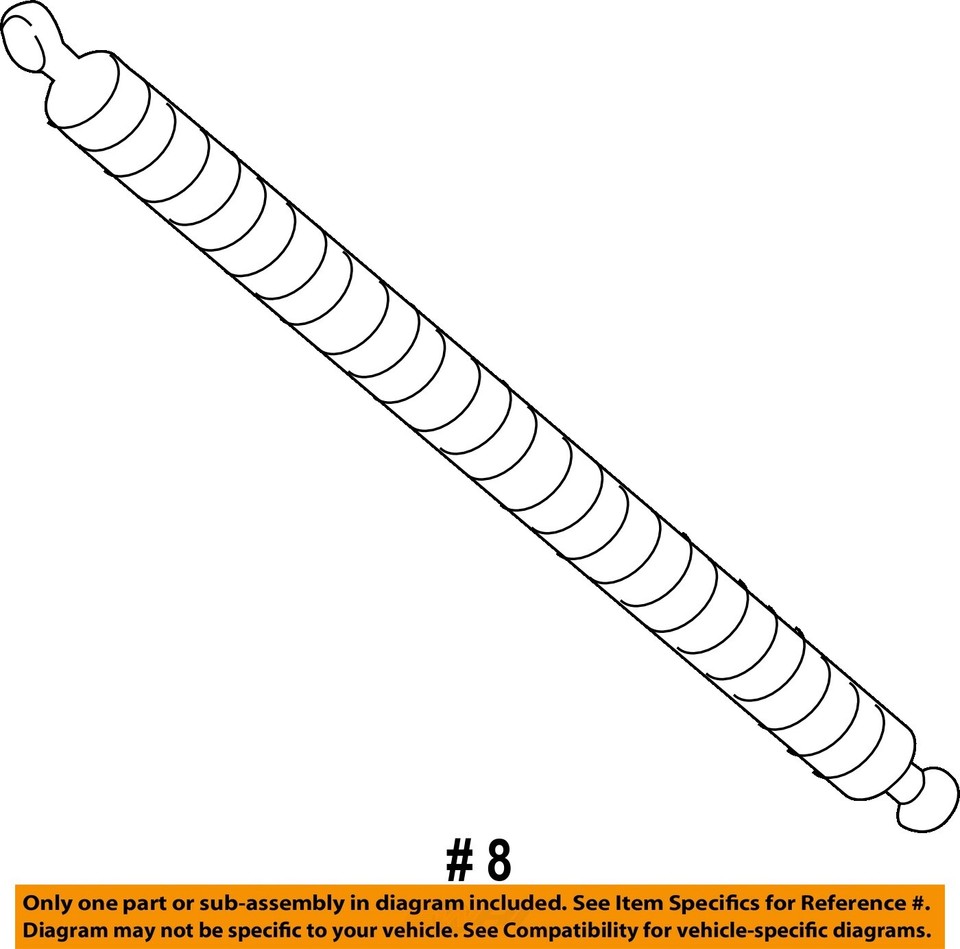 BMW OEM 11-16 528i xDrive Trunk Lid Lid Components-Spring 51247204367 ...