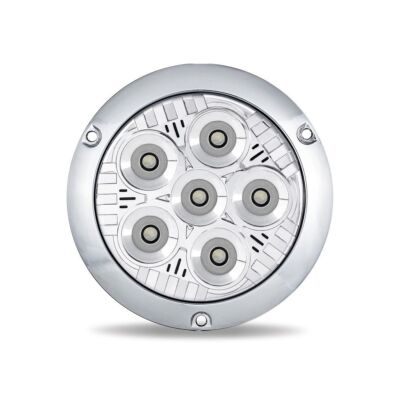 LEGACY SERIES ROUND 4" FLANGE MOUNT LED LOAD/WORK LIGHT WITH CHROME ...