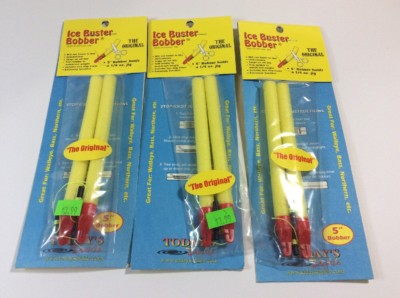 NEW ICE BUSTER BOBBER TODAYS TACKLE FISHING LOT 3 5" | eBay