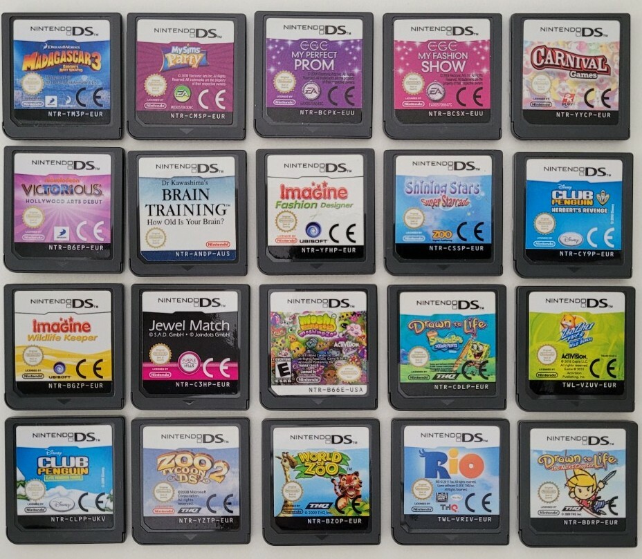 15% OFF! Nintendo DS Games Cartridge Only - Choose your titles M to Z ...