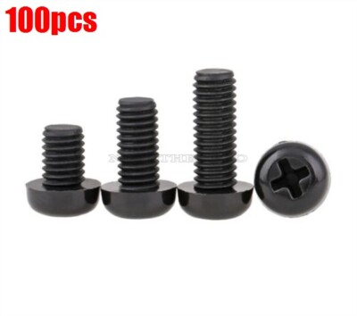 100Pcs M3X8MM Black Nylon Screw New Ic ir | eBay Australia