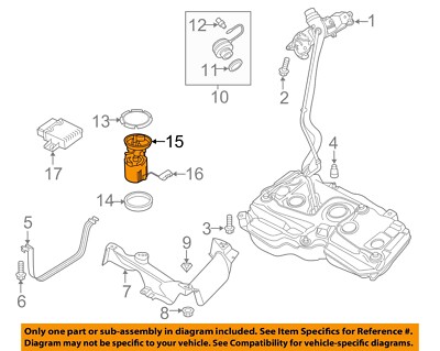 VOLKSWAGEN OEM 18-21 Tiguan Fuel System Components-Fuel Pump 5QN919051A ...