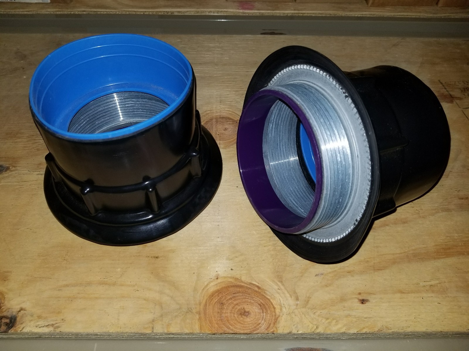 Calbond Robroy PlastiBond RedH2OT PVC Coated Rigid 4" Knockout Hub ...